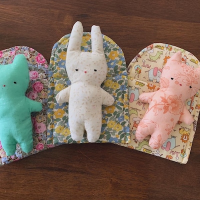 Tiny Plushie Bundle Sew the 6 Mini Animals and a Closet Full of Clothes ...