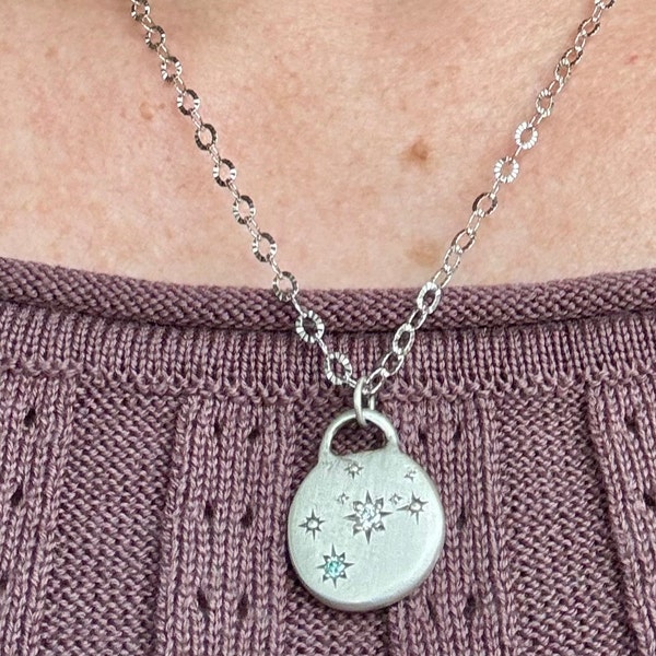 Sterling Silver Sparkle Cable Chain With Rhodium Plated, Hammered Cable ...