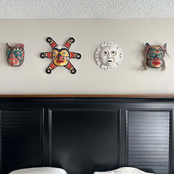 Killer Whale Mask | Orca Native American Shaman's Ceremonial | Hand ...