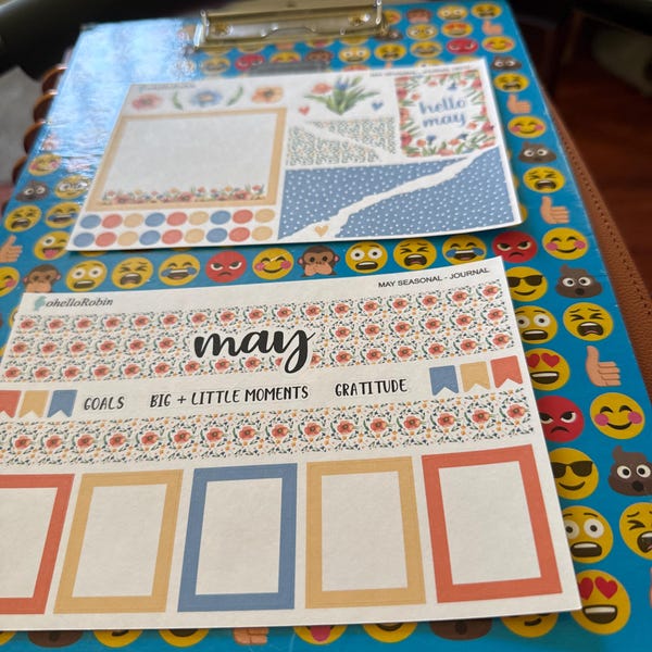 JUNE SEASONAL JOURNAL Sticker Sheets | Seasonal Collection | Planner ...