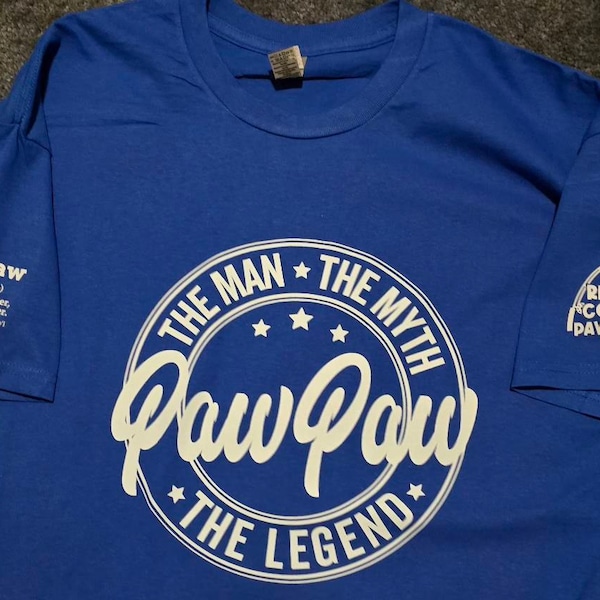 Paw Paw Shirt Svg, Pawpaw Man Myth Legend Svg, Pawpaw Svg, Grandpa ...