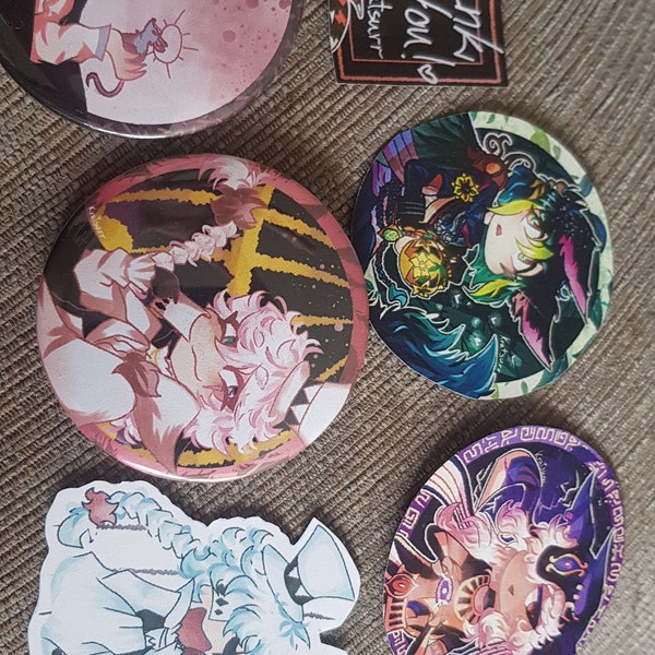 BSD Bungou Stray Dogs Pins - Fyodor Dostoevsky, Nikolai Gogol, Suehiro ...