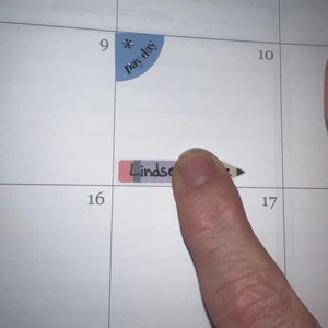 FILL IN BLANK Schedule Label Planner Sticker for Planner or Calendar - Etsy