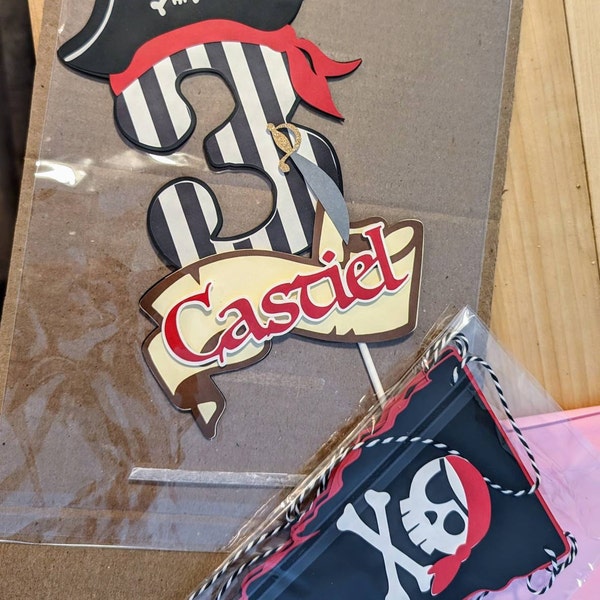 Pirate Banner With Optional Customization - Etsy