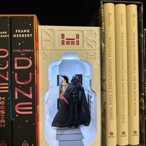 Sci-fi Book Nook. Bookshelf Decorationaction Figure Display. Bring a ...
