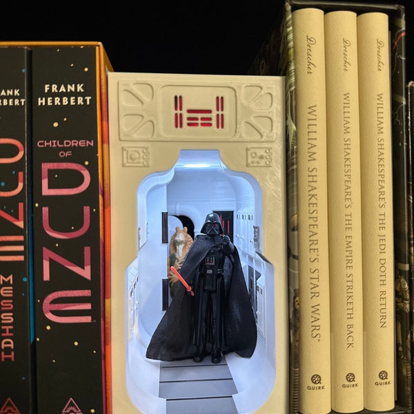 Sci-fi Book Nook. Bookshelf Decoration\action Figure Display. Bring a ...