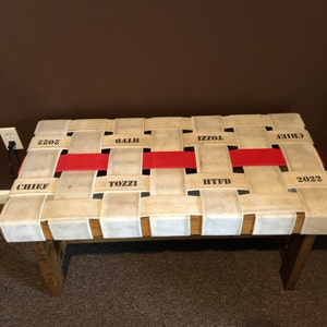 Fire Hose Bench Firefighter Thin Red Line Birthday Gift - Etsy