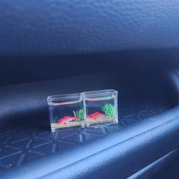 Handmade Fish Bowl Car Vent Clip/ Dashboard Decor Accessory - Etsy