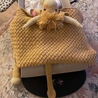 3in1 Highland Cow Folding Baby Blanket Crochet Pattern | Scottish Cow ...