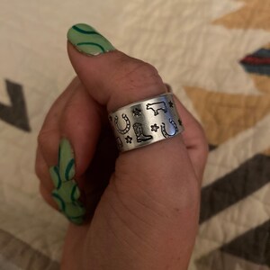 Rodeo Rings, Wrap Rings, Cow, Cowboys, Steers, Cactus, Kick Rocks ...