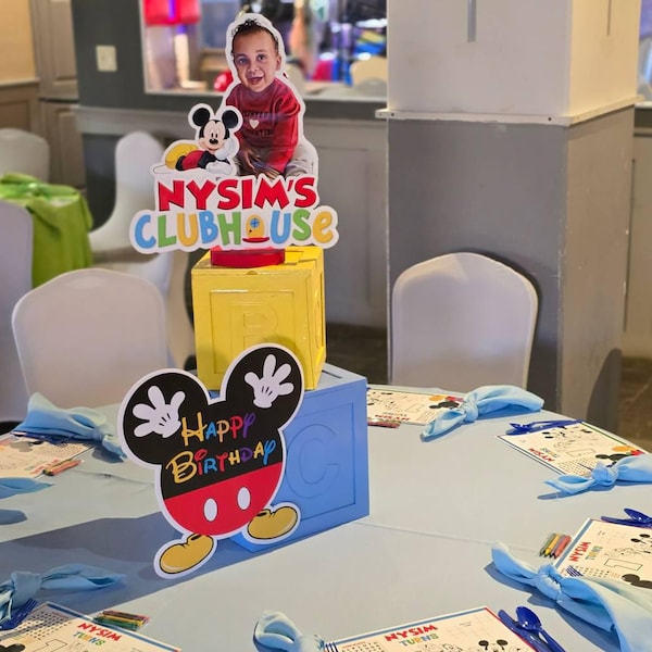 Printable MOUSE Clubhouse Birthday Logo, Mouse Inspired, Mouse Party ...