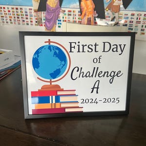 Digital Download, First Day of School Sign Printable, Kindergarten ...