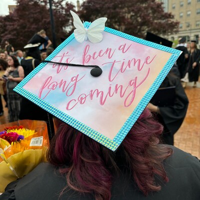 Thank U, Next Graduation Cap Design PRINTED Grad Cap Design Ariana ...