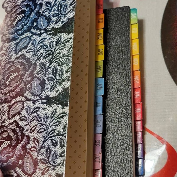 Monthly Tabs, Printable Planner Stickers - Etsy