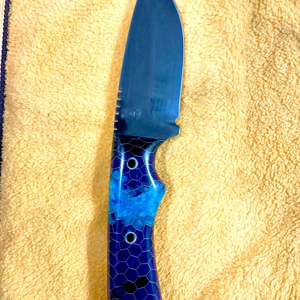 Aluminum Honeycomb and Urethane Resin Custom Knife Scales 24175 - Etsy