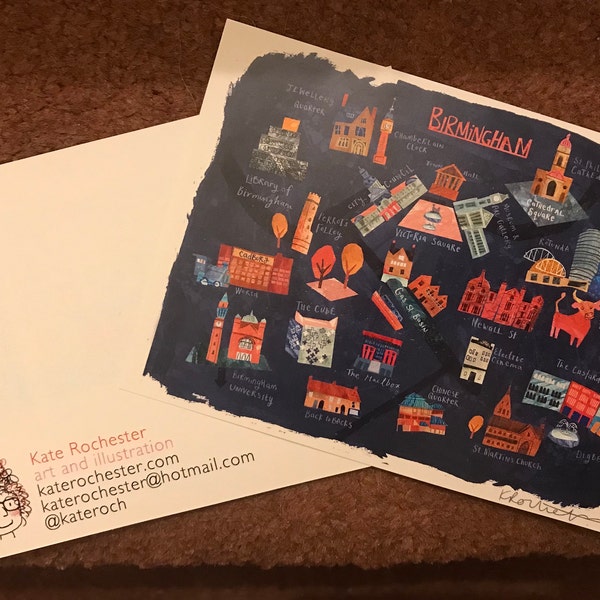 UK Illustrated Map-giclee Print. UK Illustrated Map. UK Poster Art. Uk ...