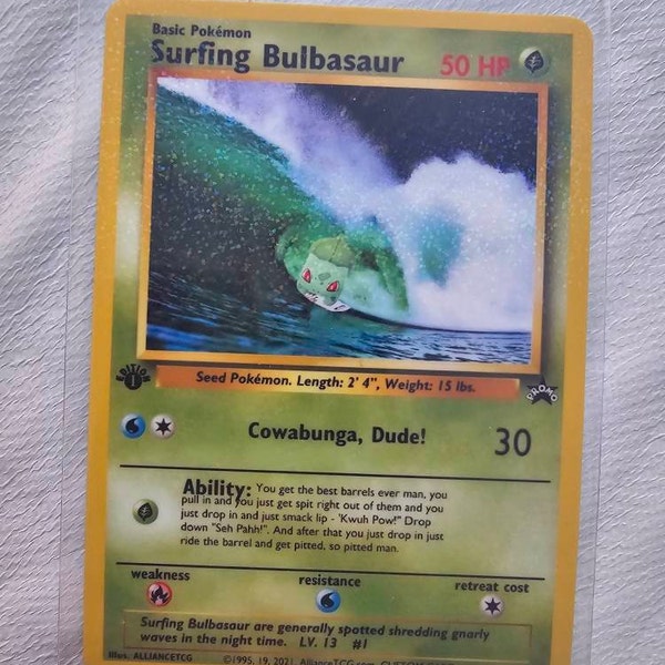 Charizard Base Set Extended Art Full Holo Custom Card - Etsy