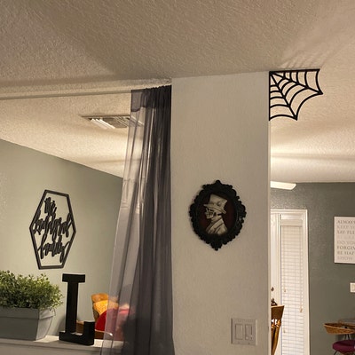 Spider Web Door Corner Gothic Home Decor 3D Printed - Etsy