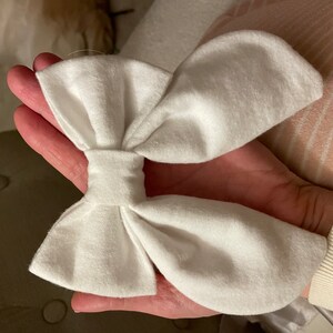 ROSE Bow Sewing Pattern With Embroidery, Video Tutorial, Doll Size Bow ...