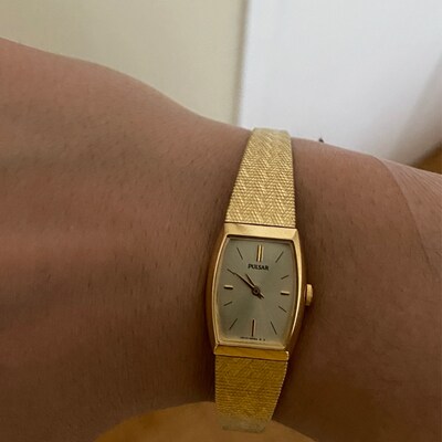 Antique Fond Acier Inoxydable Ladies Mechanical Watch Works Great ...