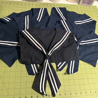 Sailor Collar Sewing Pattern With Pictures. 4 Sizes Included - Etsy