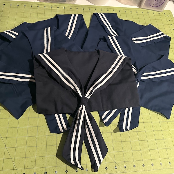 Sailor Collar Sewing Pattern With Pictures. 4 Sizes Included - Etsy