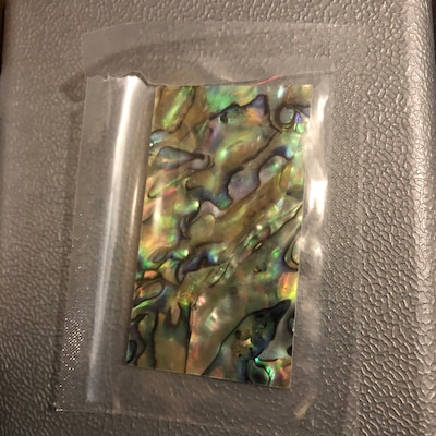 1 Pair Natural Pura Abalone Shell Knife Handle Inlay Scale Blank Sheet ...