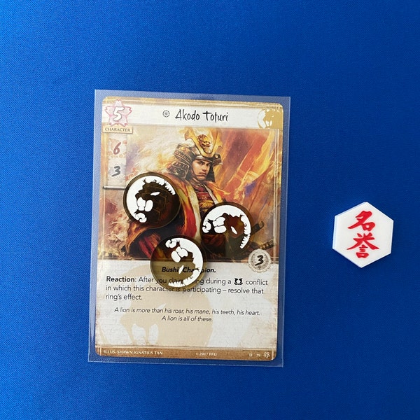 L5R - Legend of the Five Rings - Acrylic Honour Token Set - Etsy
