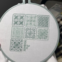 Woven Blackwork Sampler Pattern - Etsy Canada
