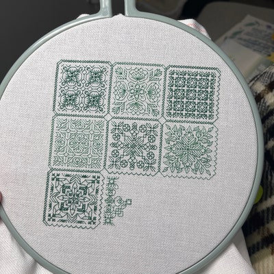 Mini-motifs Blackwork Sampler Pattern - Etsy