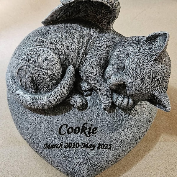 Personalized Garden Stones Engraved With Any Message, Laser Engraved ...