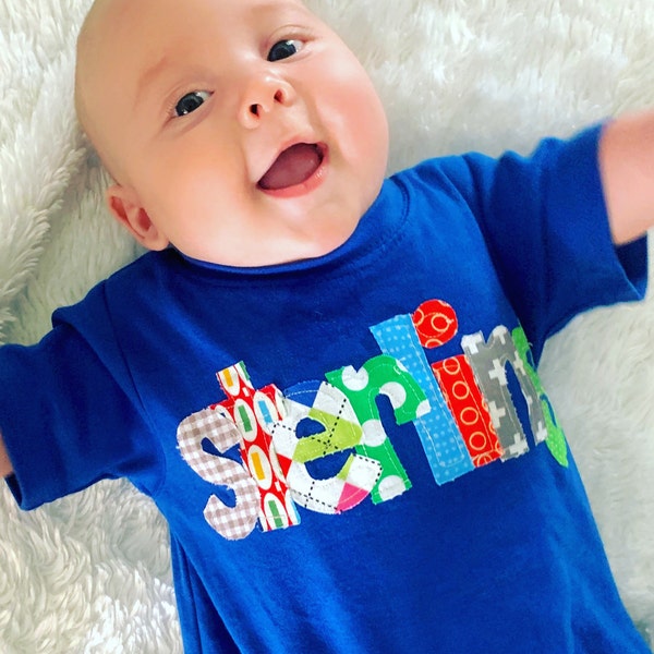Baby Boy Romper/personalized Romper/baby Shower Gift/baby Toddler ...