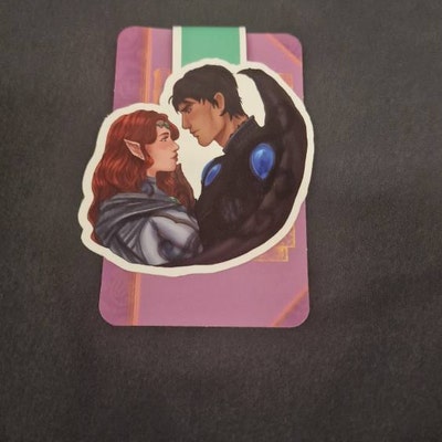 ELORCAN Lorcan and Elide Throne of Glass Licensed Magnetic Bookmark - Etsy