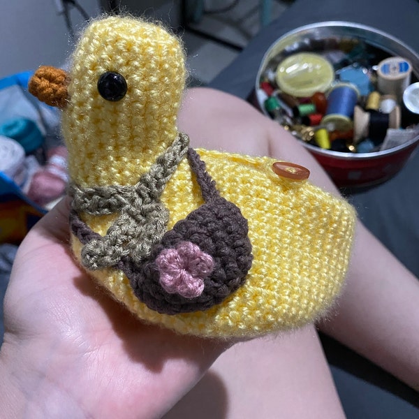 Crochet Duck Bag PATTERN , Amigurumi Duck Plush, Crochet Purse Gifts ...