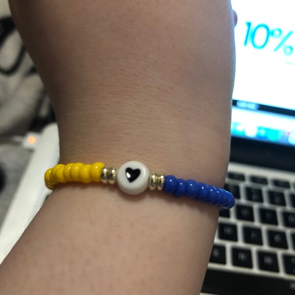 Support Ukraine Bracelet | Ukraine Donation | Bracelet for Ukraine ...