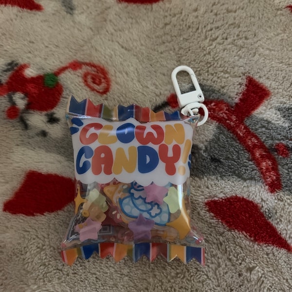 Clown Candy Keychain - Etsy
