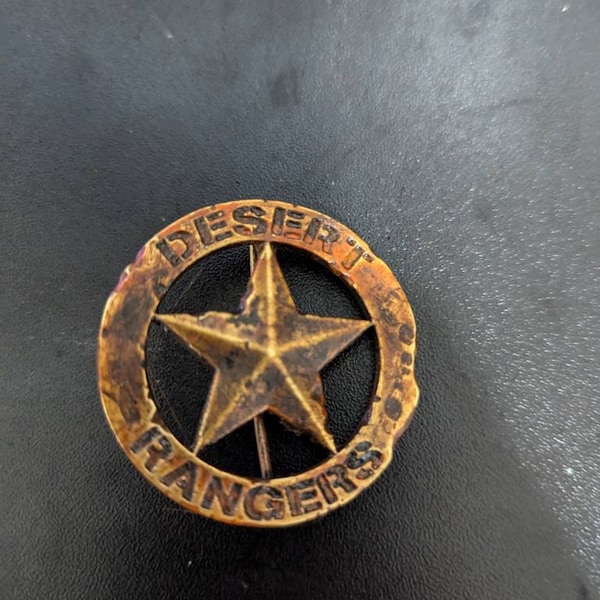 Desert Ranger Badge Brooch - Etsy