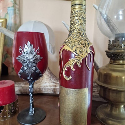 The Sanguis Virginis From RE8 Wine Bottle of Castle Dimitrescu Resident ...