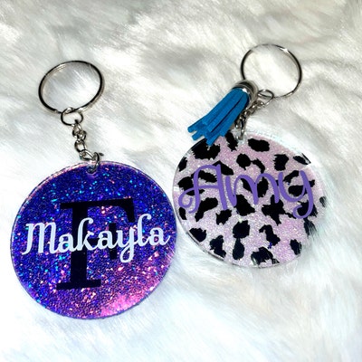 DIGITAL Circle Keychain Patterns / Circle Keychain Designs / Circle ...