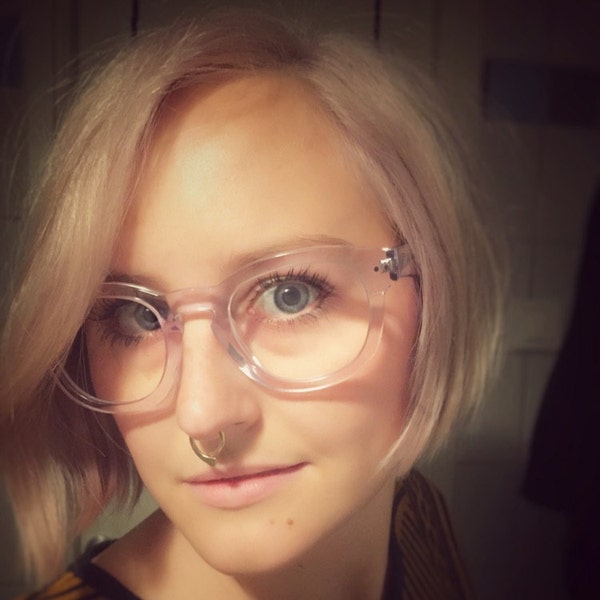 Septum Ring, Asymmetrical, Septum Piercing, Smooth Hammered, Nose Ring ...