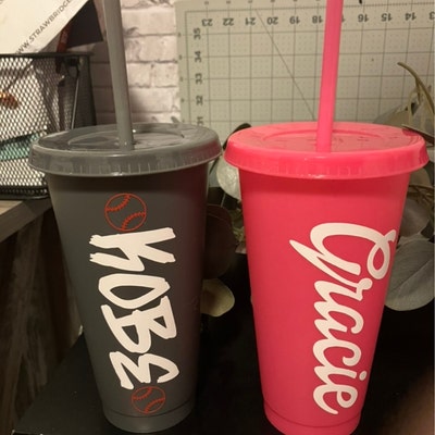 24oz Matte Personalized Cold Cups for the Guys - Etsy