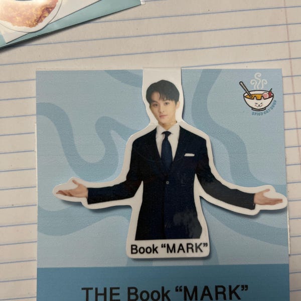 Mark Lee Magnetic Bookmark - Etsy