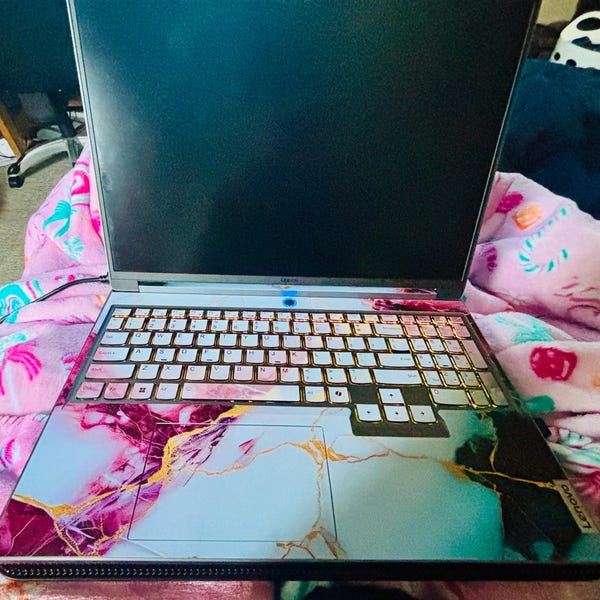 Dell Computer Sticker Custom Personalized Colorful Planet Design Gift ...