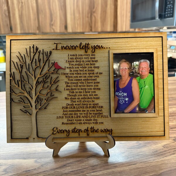 Remembrance Picture Frame - Picture Frame With Cardinal - Remembering a ...