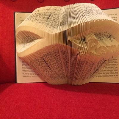 Book Folding Pattern Infinity Symbol With Love Free Instructions - Etsy