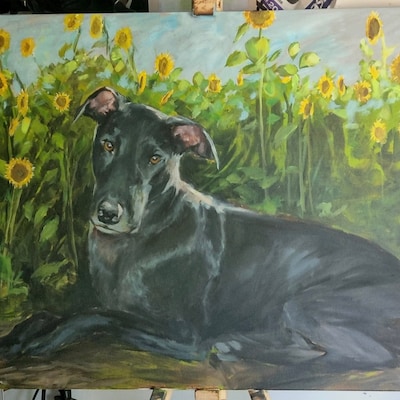 Small Hand Painted Mini Pet Animal Portraits Custom Dog Horse - Etsy UK
