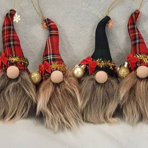 Rustic Gnome PATTERN, Christmas Tree Ornament, Ornie - Sew Many Prims ...