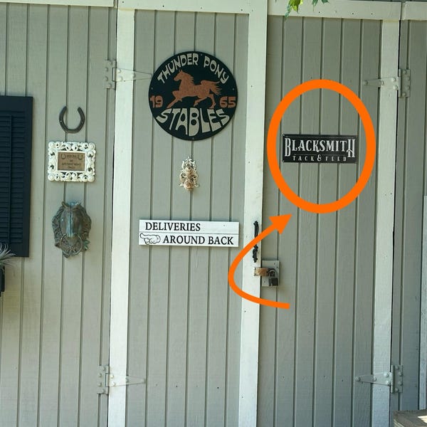 Copperhead Road Rustic Looking Aluminum Sign Color Imprint on Rustproof ...