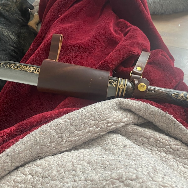 Horizontal Scabbard for Latex Dagger, for Larp, Cosplay or Costume - Etsy