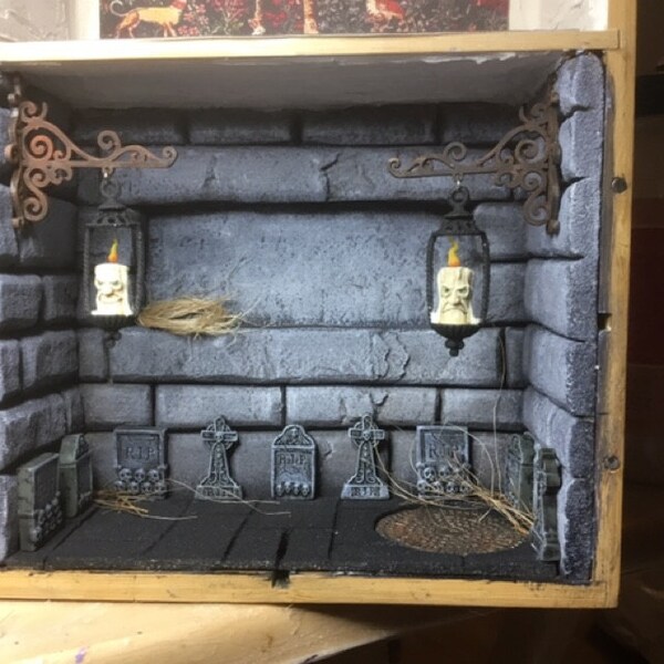 9 Tombstone Graveyard Stone Gravestone Headstone Miniature Mini Tiny ...